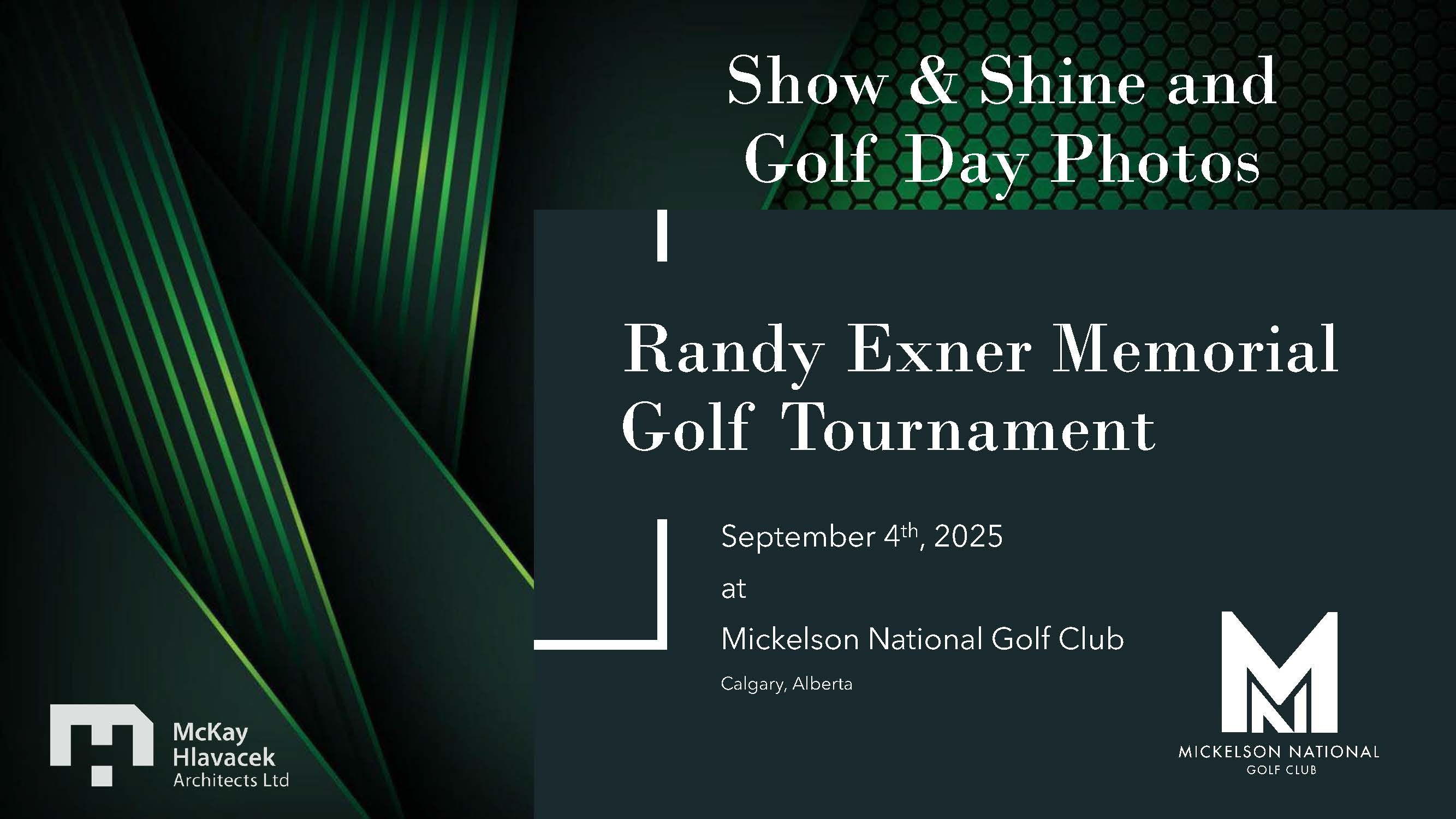 Home - 1st Annual Randy Exner Memorial Golf Tournament and Show & Shine