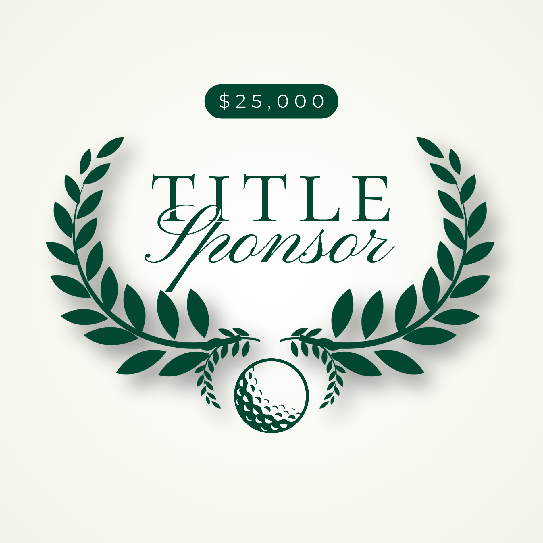 Store Item: Title Sponsor - Champions Invitational 2025