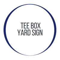 Store Item: Tee Box Yardage Sign - 1st Annual Neighbors Helping ...