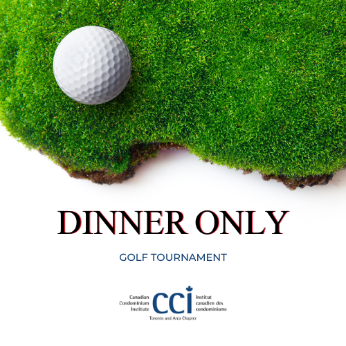 Store Item: Dinner Ticket ONLY - CCI Toronto Annual Golf Tournament