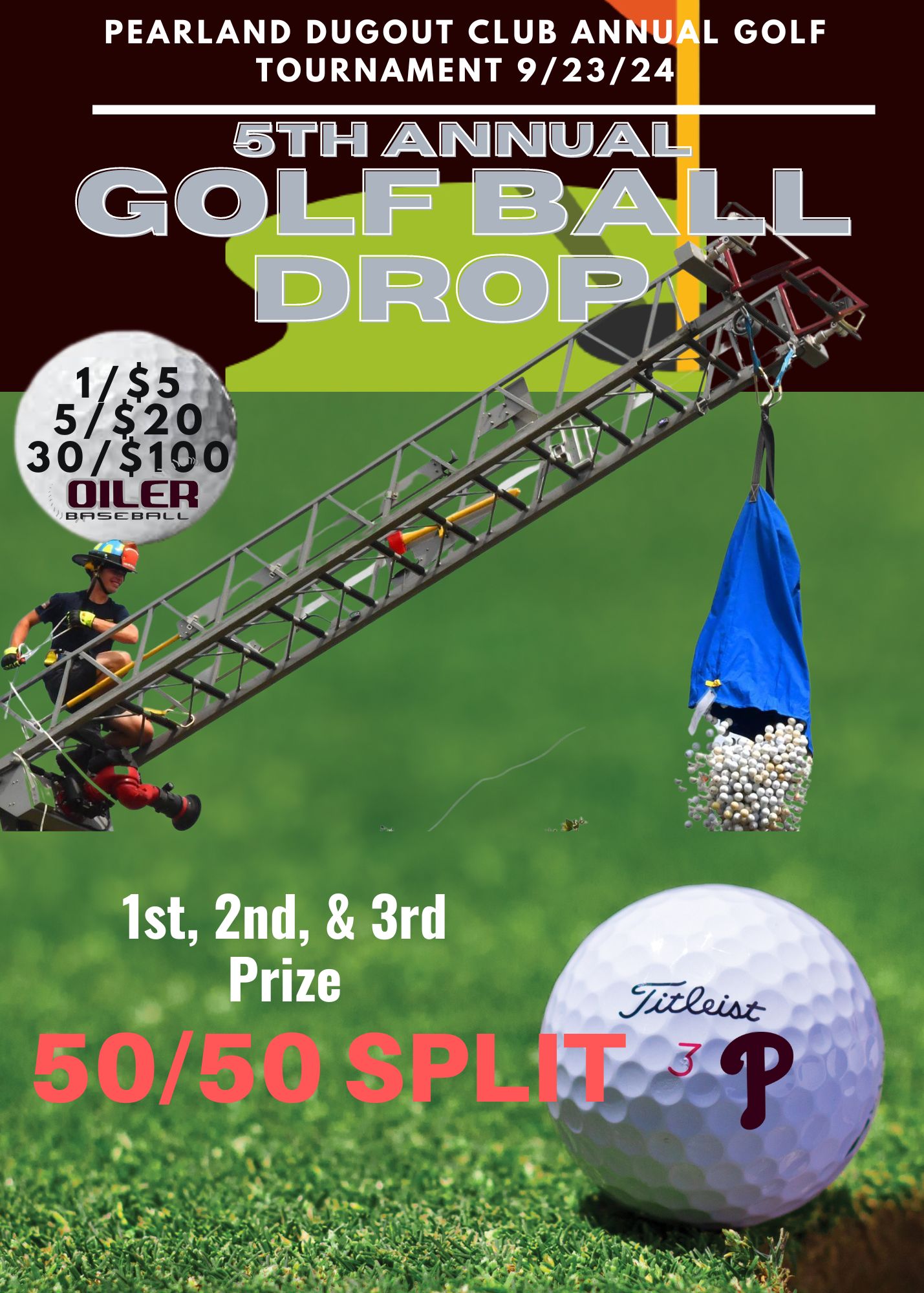 Store Item: Golf Ball Drop - 30/$100 - 21st Annual Pearland High School ...