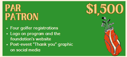 Store Item: Par Patron - Give One Legacy Foundation (GOLF) Tournament