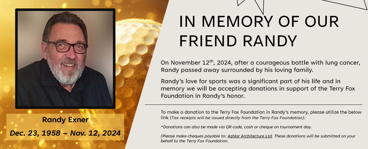 Home - 1st Annual Randy Exner Memorial Golf Tournament and Show & Shine