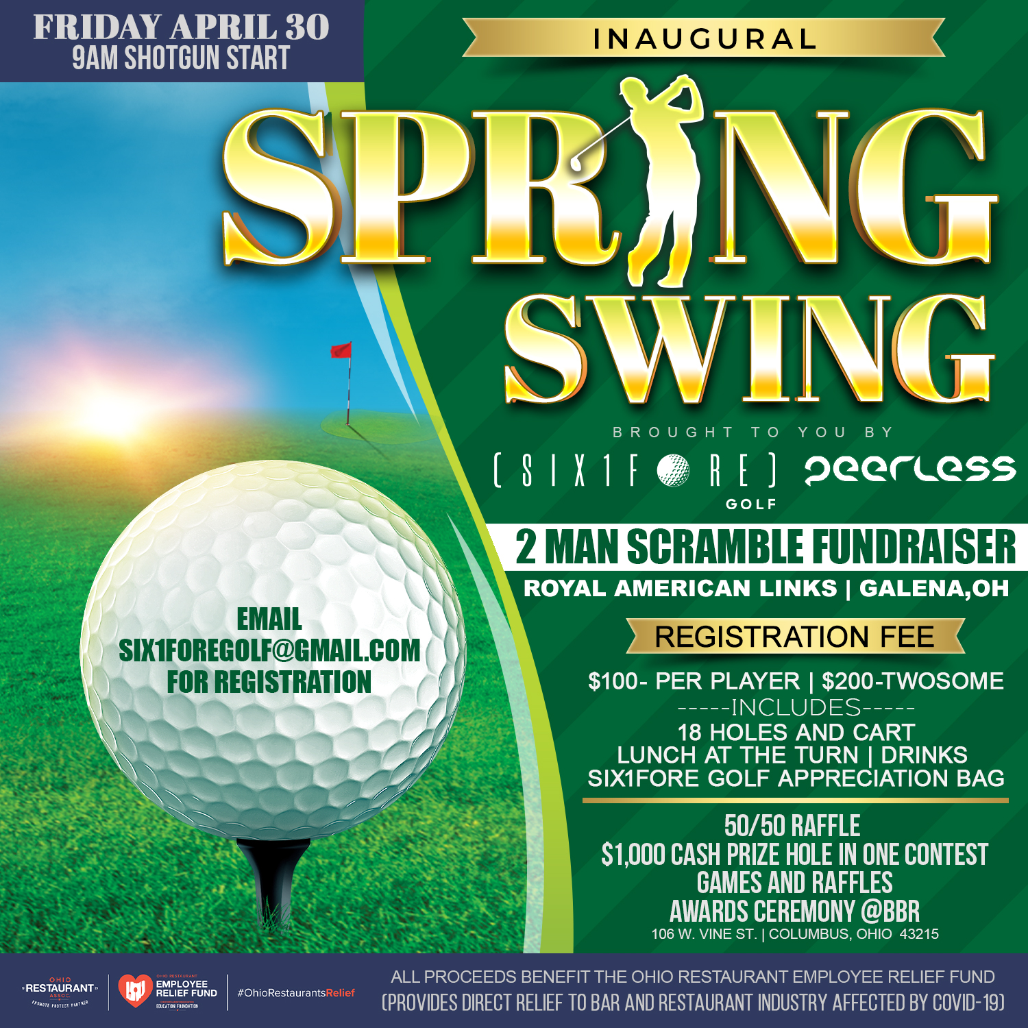 Home - Inaugural Six1Fore Golf "Spring Swing" Fundraiser